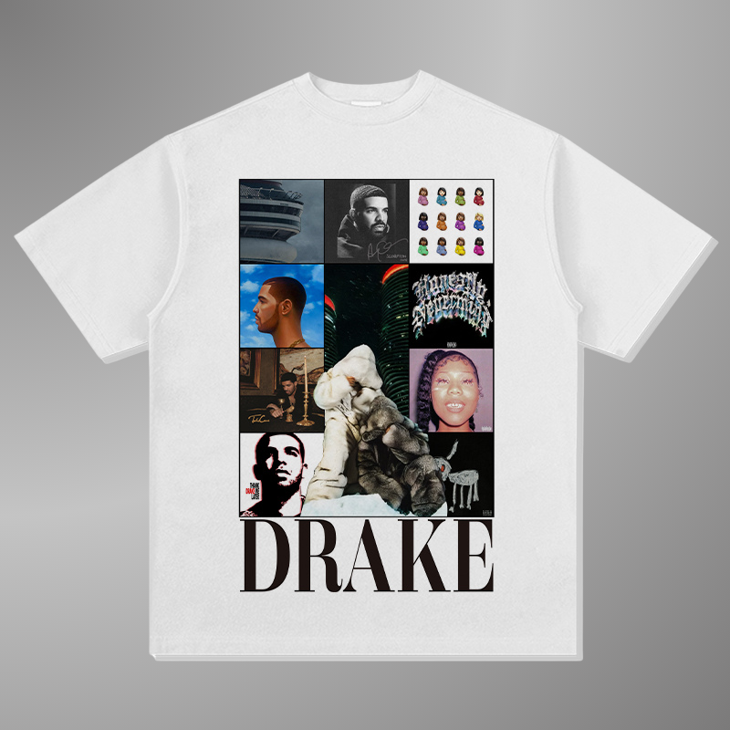 DRAKE TEE V8|Vintage Graphic Tee|9oz Heavyweight|100%Cotton – PaxerPeace